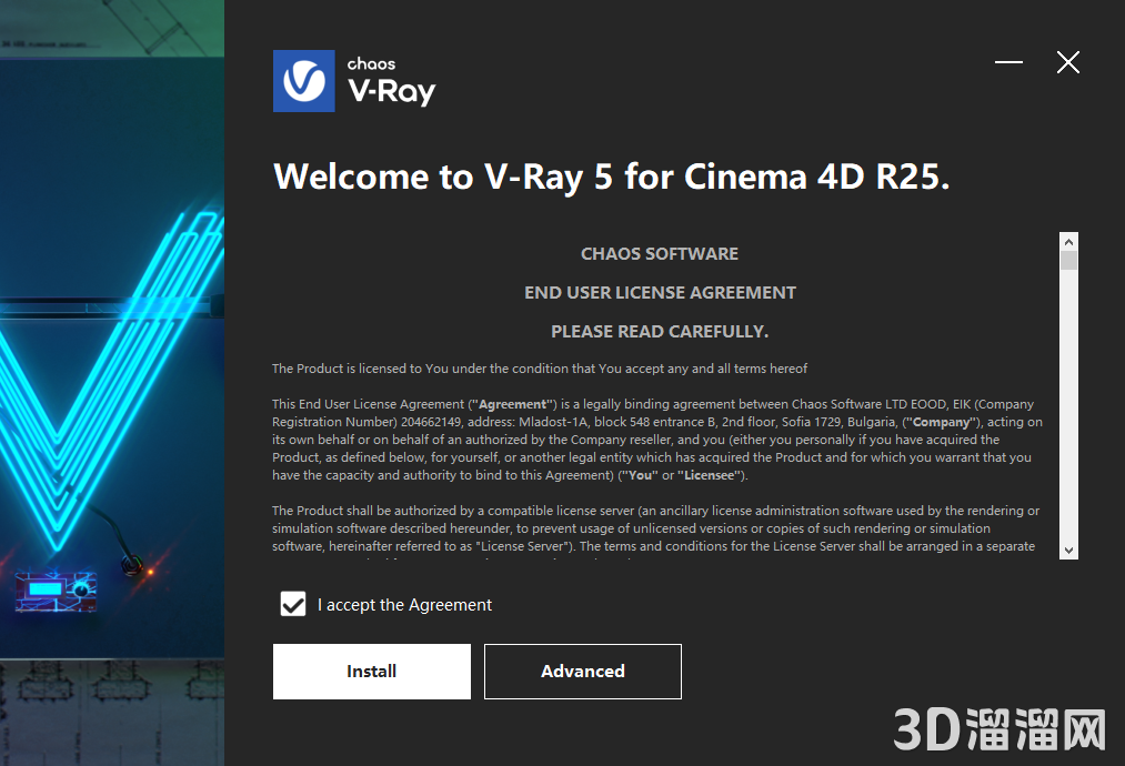 VRay for C4D 5.2软件下载_VRay 5.2 for C4D R20-R25【VRay for C4D安装包】中文版下载 -3D溜溜软件下载网