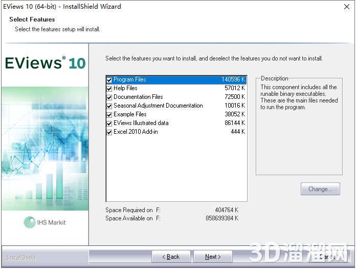 【亲测能用】eviews 10【附安装破解教程】绿色破解版安装图文教程-3D溜溜软件下载网