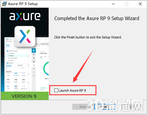 【亲测能用】Axure RP 9.0.0.3668（Axure 9安装包下载）中文版安装图文教程-3D溜溜软件下载网