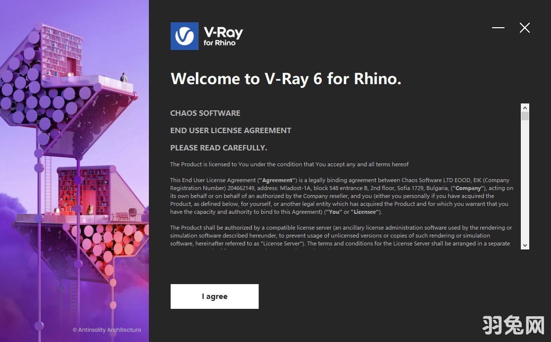 【亲测能用】【VRay for rhino渲染器】V-Ray 6.00.00 for Rhino 6-8英文版下载安装图文教程-羽兔网