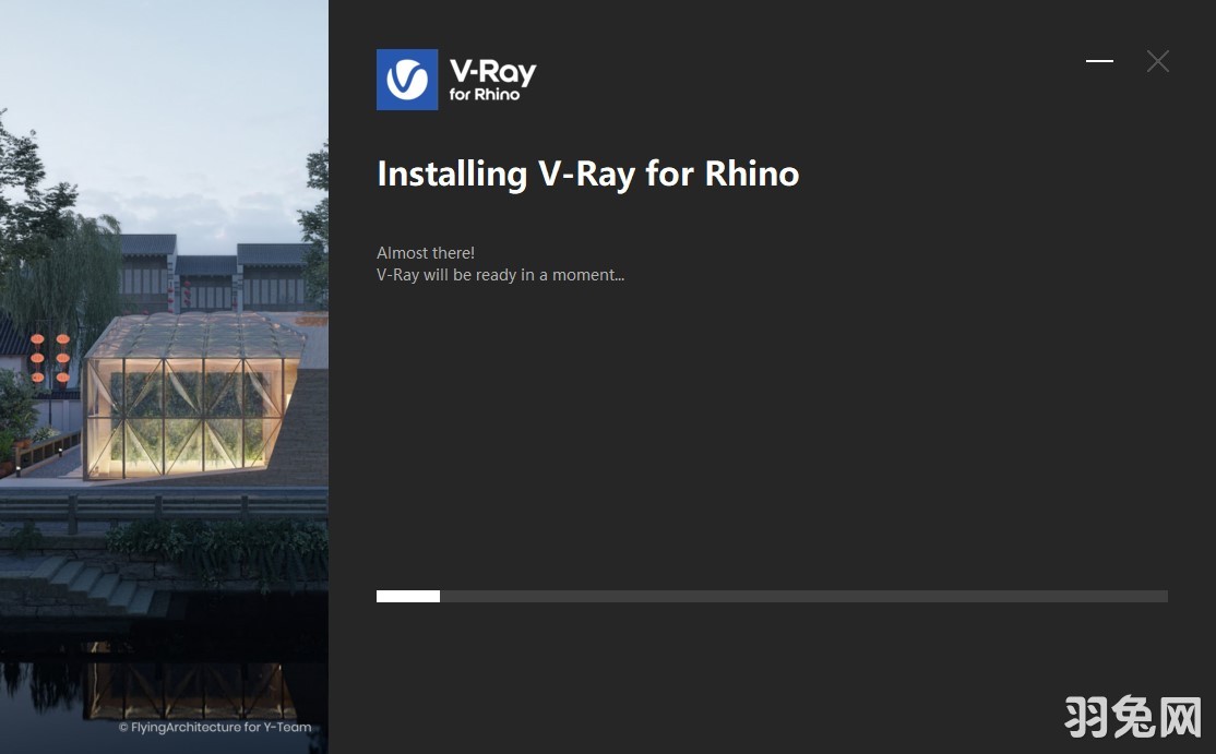 【亲测能用】【犀牛rhino VRay渲染器】V-Ray 6.00.00 for Rhino 6/7/8下载-羽兔网
