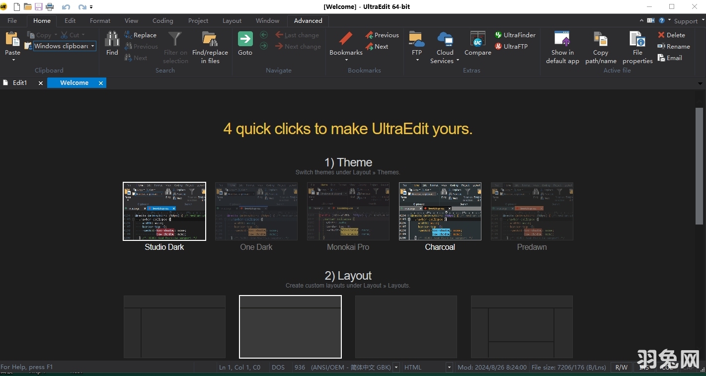 【亲测能用】UltraEdit 31免费官方完整版-免费下载-羽兔网