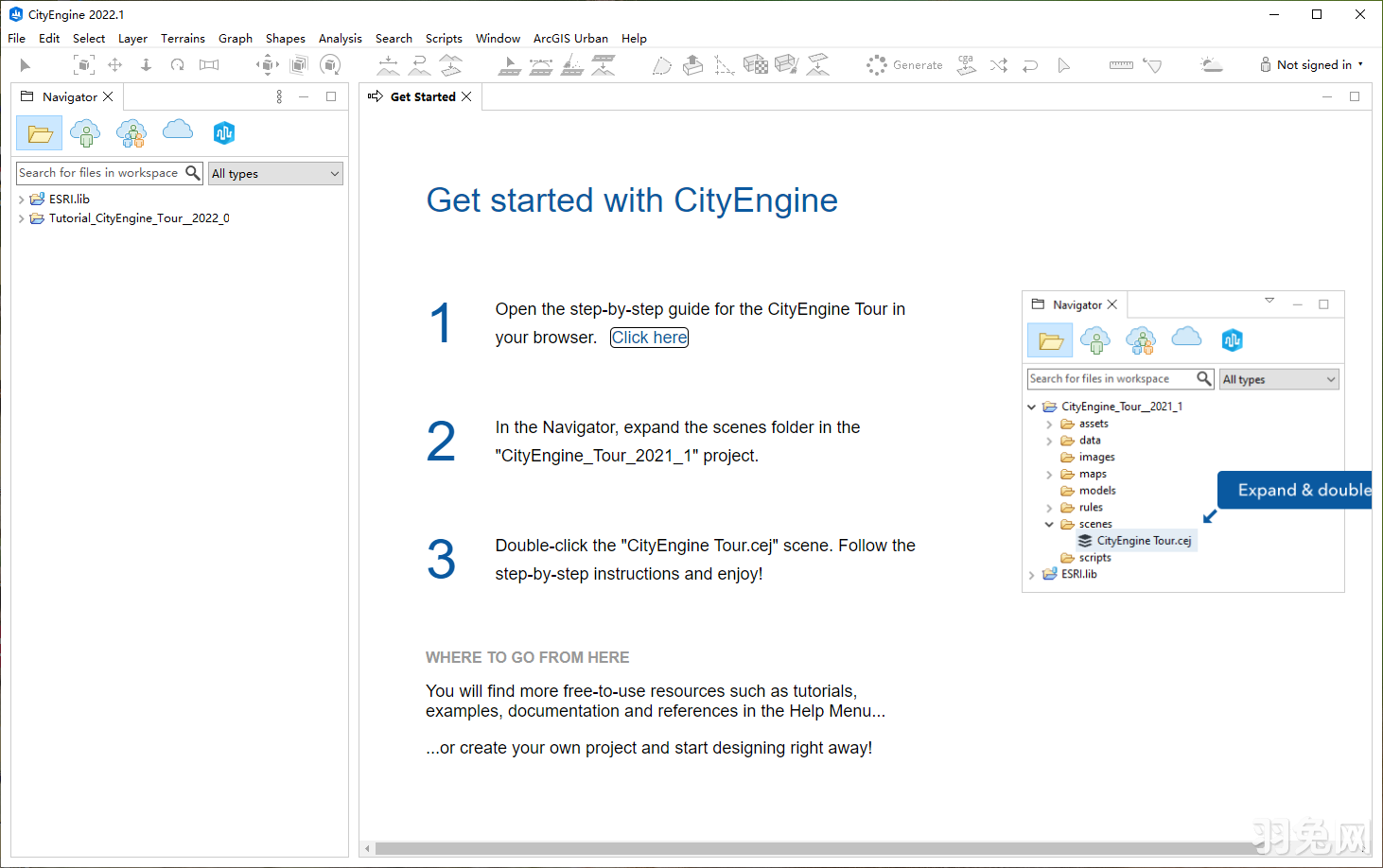 【亲测能用】Esri CityEngine 2022（三维城市建模软件）官方专业版下载-羽兔网