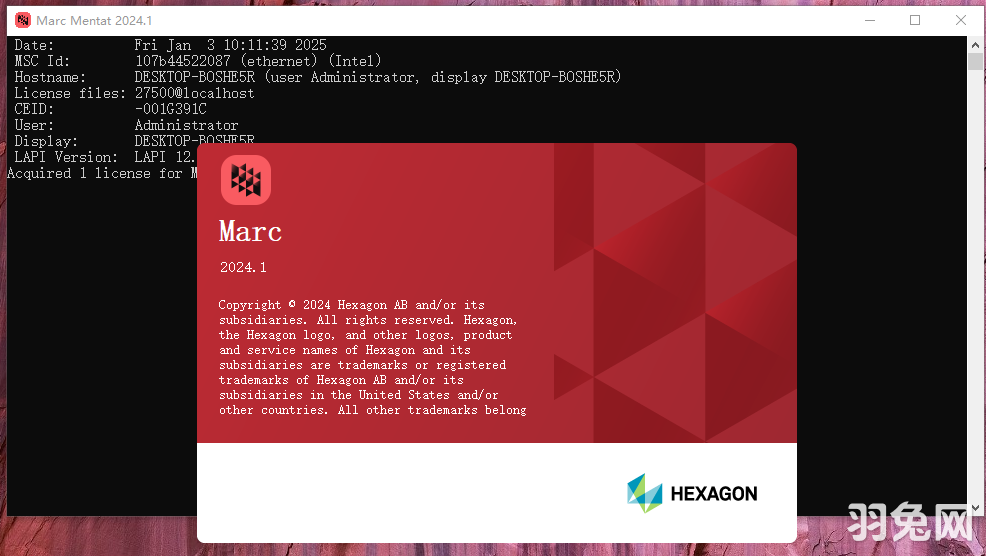 【亲测能用】MSC Marc 2024.1汉化免费版安装图文教程-羽兔网